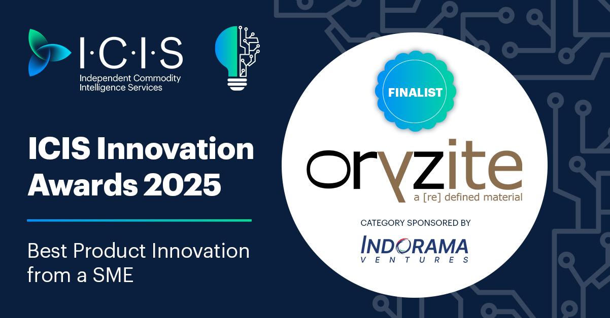 Oryzite, finalist at the ICIS Innovation Awards 2025 — A Big step ...